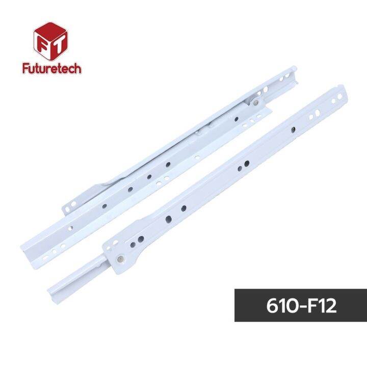 รางลิ้นชักรับใต้ ตอนเดียว รางลิ้นชัก รางลูกล้อ Futuretech รางลิ้นชัก รางเลื่อลิ้นชัก ลิ้นชักโต๊ะ ...