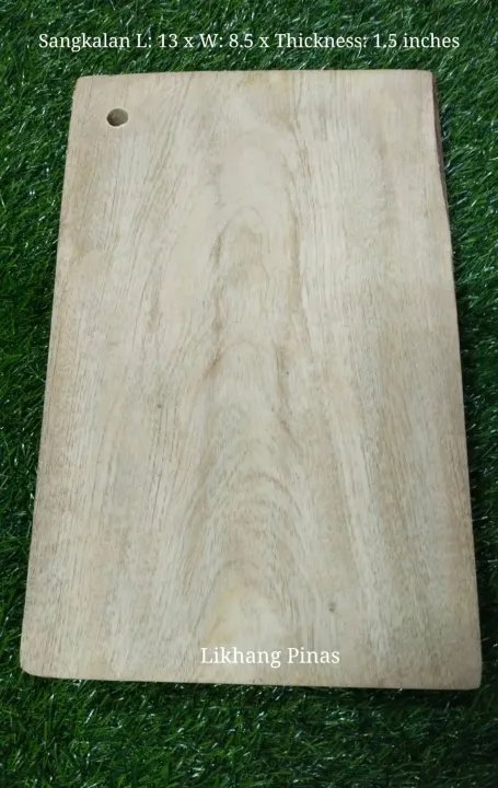 Sangkalan Chopping Board Rectangular makapal sampalok wood | Lazada PH