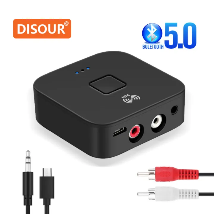 Bluetooth Receiver 5.0 Smart NFC Connect AUX 3.5MM RCA Jack Stereo ...