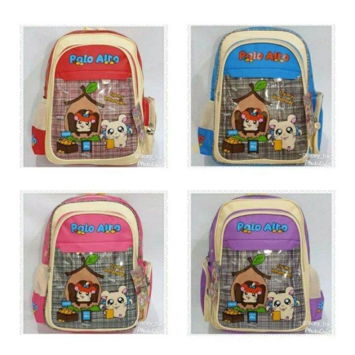 Tas ransel anak perempuan original palo alto | Lazada Indonesia