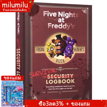 หนังสือภาษาอังกฤษต้นฉบับFive Nightsที่Freddy 'S: สมุดบันทึกการอยู่รอด ...