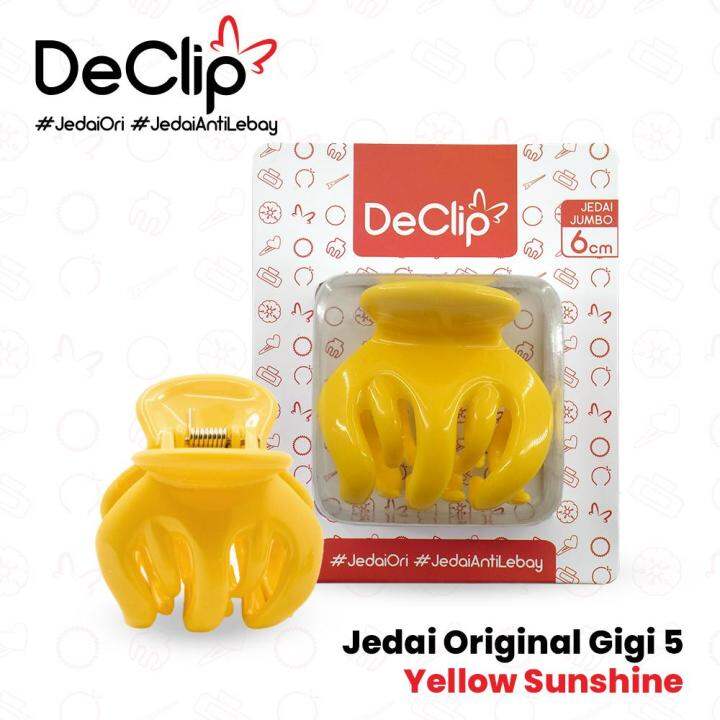 DeClip Jedai Original Gigi 5 ukuran 6cm Warna Kuning | Lazada Indonesia