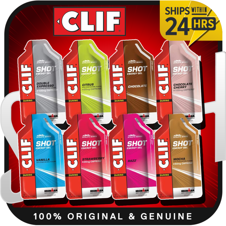 CLIF SHOT - Energy Gels Fast Carbs for Energy - High Performance ...