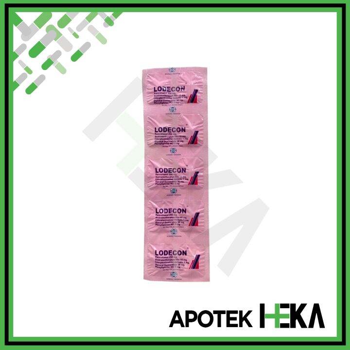 Lodecon Strip isi 10 Tablet - Obat Flu dan Batuk | Lazada Indonesia