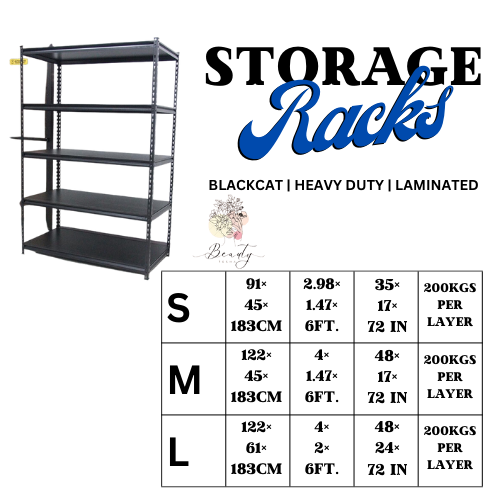 SPACE Saver Storage Racks Blackcat | Heavy Duty | Laminated | Small ...