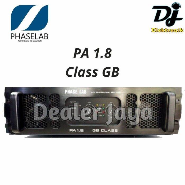 Power Amplifier Phaselab / Phase Lab PA1.8 / PA 1.8 - 2 channel | Lazada Indonesia