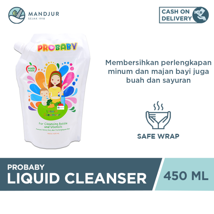 Probaby Liquid Cleanser 450 mL - Sabun Cuci Botol Bayi | Lazada Indonesia