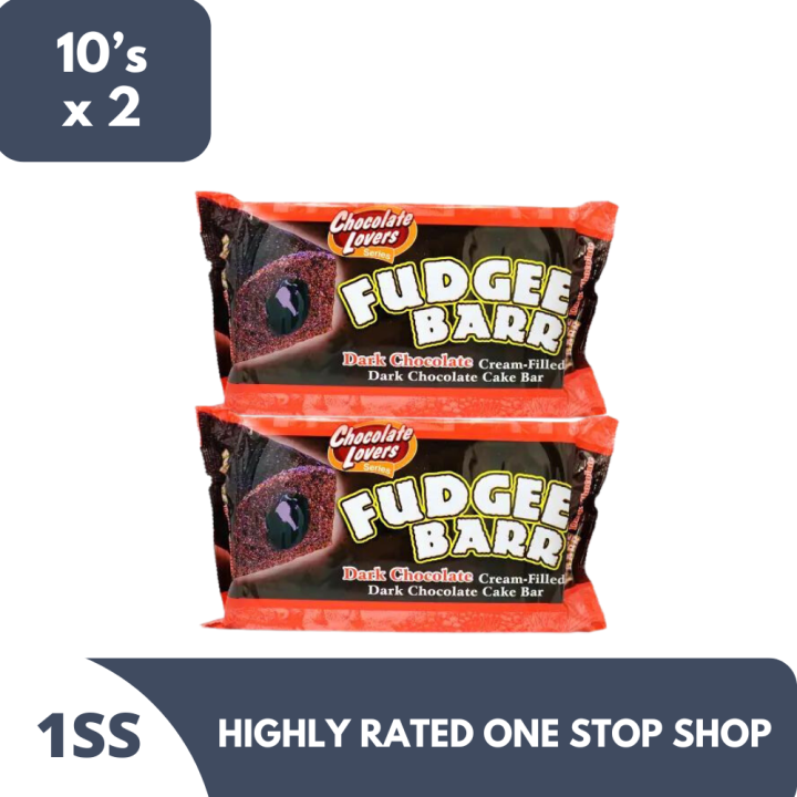 Fudgee Barr Dark Chocolate Cake Bar 38g 10's x 2 | Lazada PH