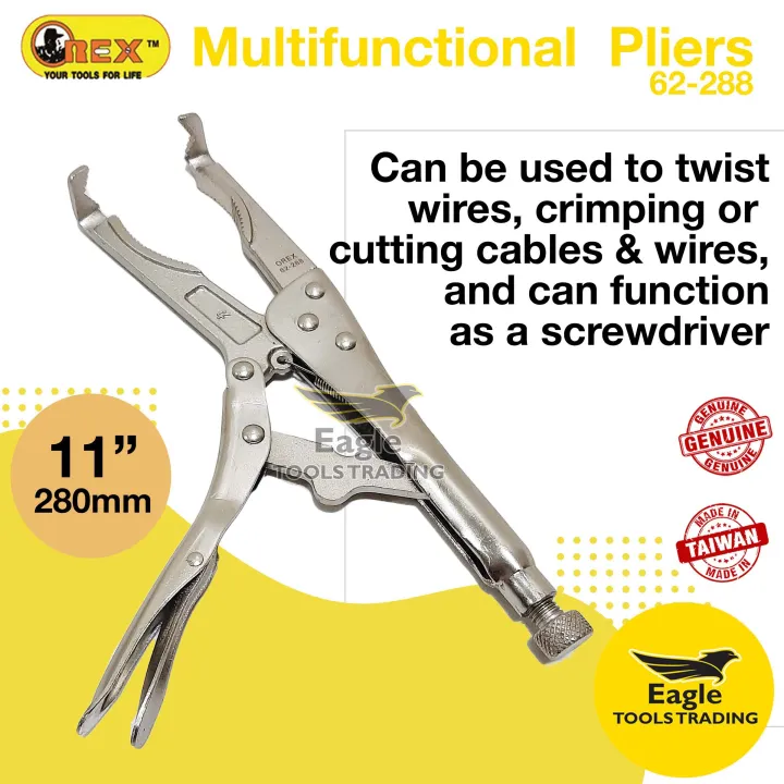 Orex Multifunctional Pliers 11 Inch | Five Function Pliers | 5 in 1 ...