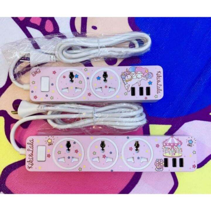 Alida Hello Kitty Extension Cord w/ USB socket | Lazada PH
