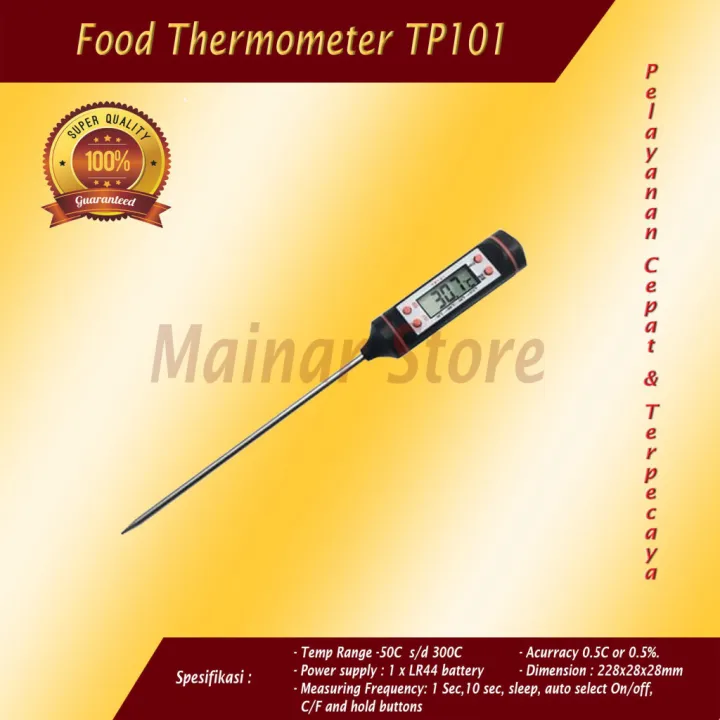Digital Food Thermometer - Termometer Makanan / Air | Lazada Indonesia