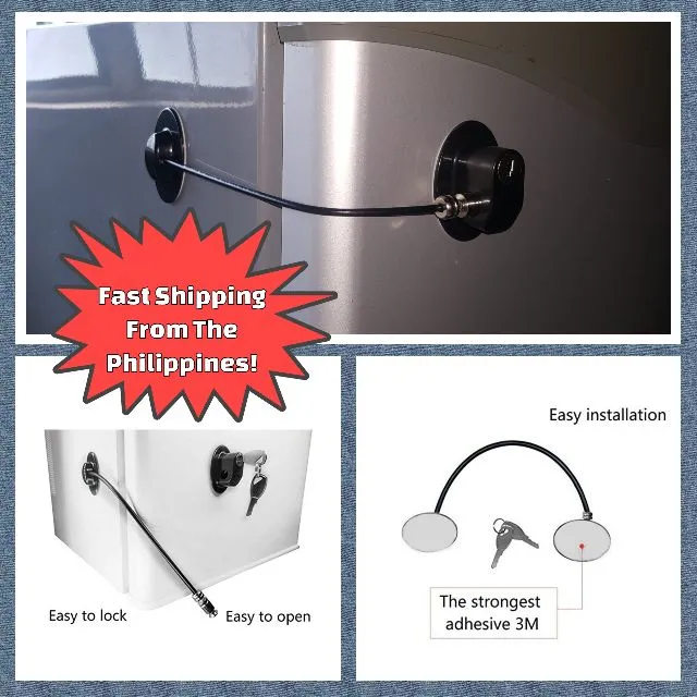 Ref Lock For Kids: Refrigerator Lock With Keys | Lazada PH