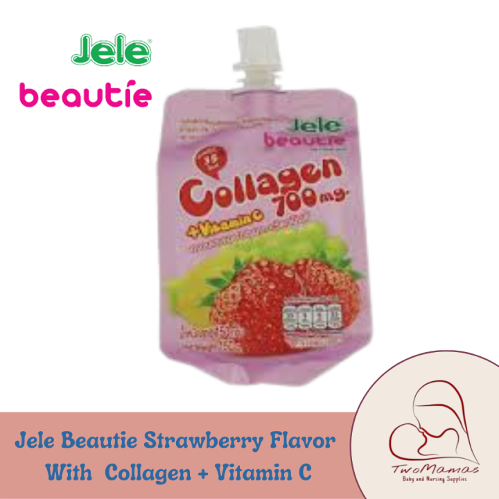 Jele Beautie Strawberry Flavored Drink with Collagen 700mg + Vitamin C ...