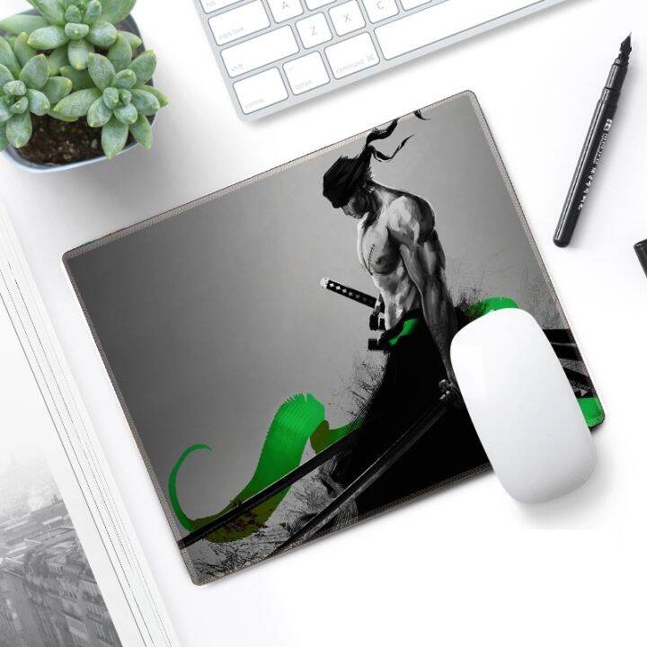 one piece Seamed Sides Gaming Mouse Pad 30cm x 25cm Roronoa Zoro Small ...