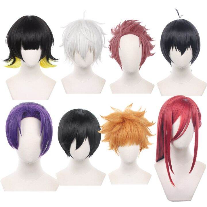 HOLOUN Blue Lock Anime Manga Cosplay Wig Isagi Yoichi Bachira Chigiri ...