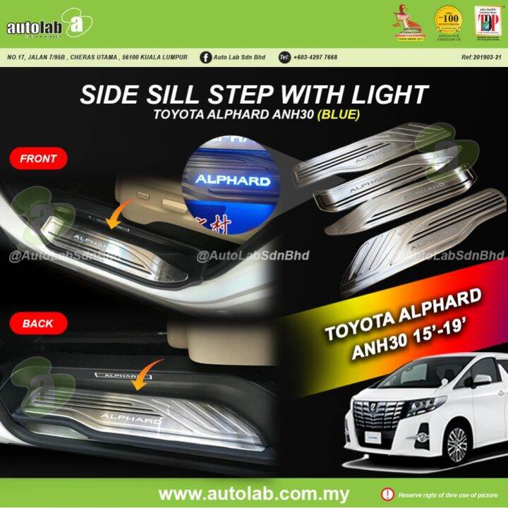 Side Sill Step - Toyota Alphard ANH30 2015-2019 | Lazada