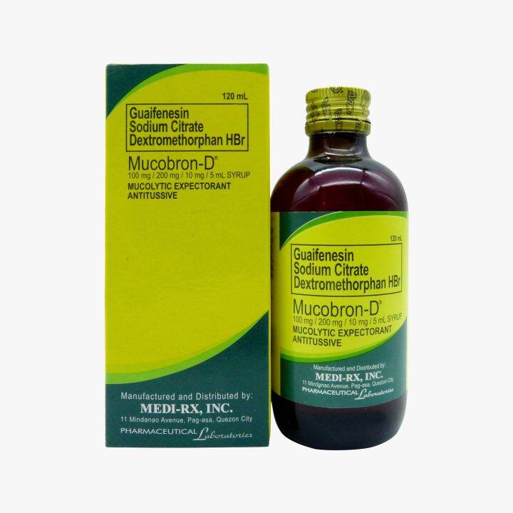 Mucobron D 120 ml Syrup | Lazada PH