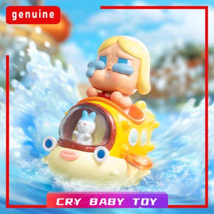 POPMART (ขายแยก) Water Party Series CRYBABY LABUBU DIMOO SKULLPANDA toy ...