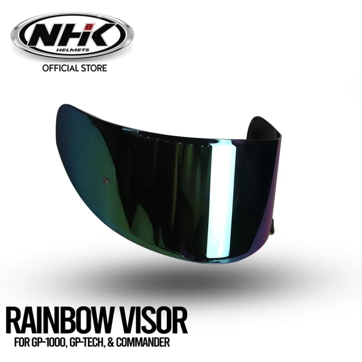 ke ttra NHK Rainbow Visor for GP-1000 GP-TECH COMMMANDER | Lazada PH