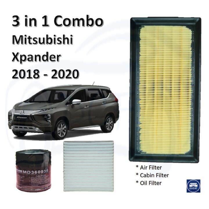 【READY STOCK】 3 in 1 Combo MITSUBISHI Xpander (2018 - 2020) Air filter ...