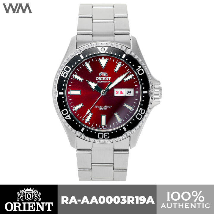 Orient Red Kamasu Stainless Steel Automatic Watch RA-AA0003R RA-AA0003R19A RA-AA0003R19B | Lazada PH