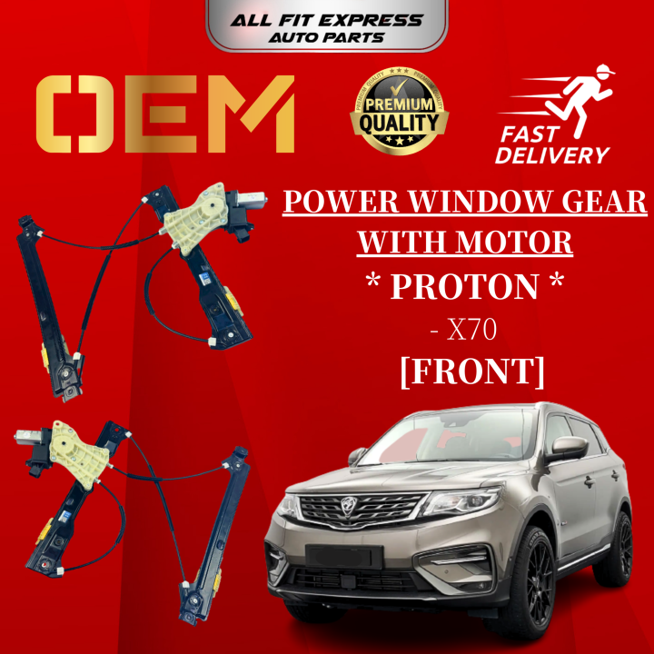 PROTON X70 FRONT (DEPAN) POWER WINDOW GEAR WITH MOTOR PREMIUM QUALITY ...