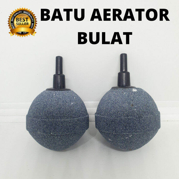 BATU AERATOR AIR STONE JUMBO BULAT DIAMETER 3 CM 5 CM AQUARIUM AQUASCA ...