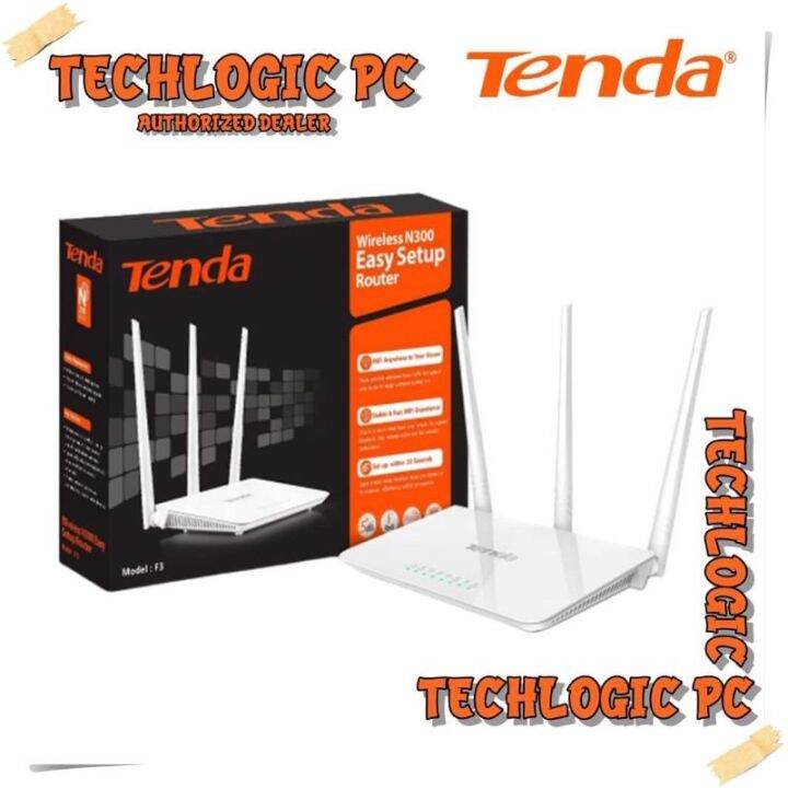 Tenda F3 English Version | Lazada PH