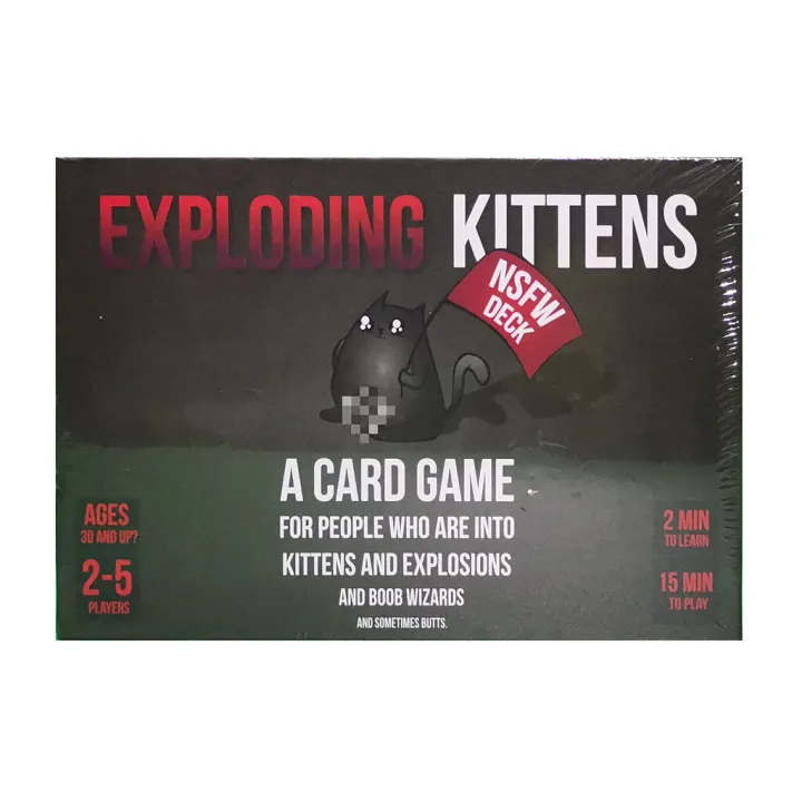 ส่งฟรี…!!GAME CARD EXPLODING KITTENS BLACK NSFW DECK EDITION BOX เกมส์ ...