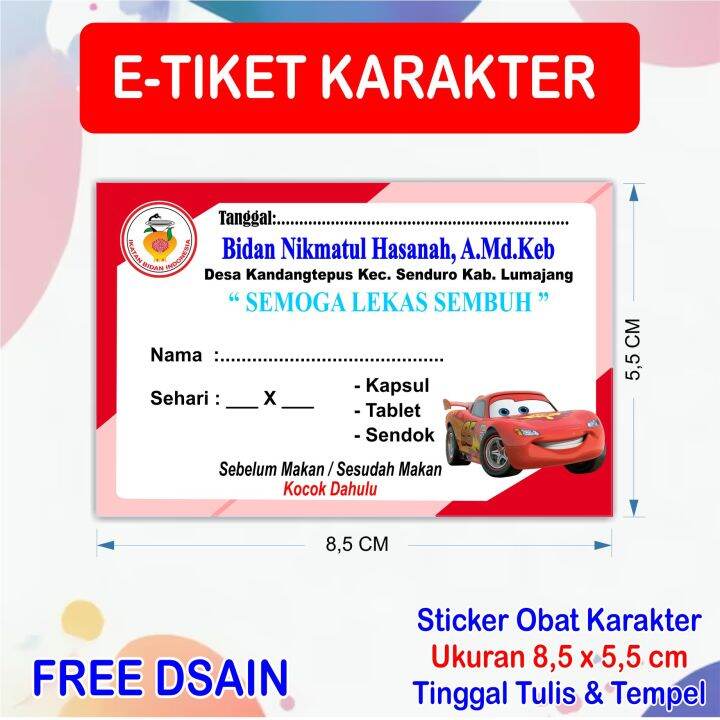 Custom Sticker Label Obat Syrup/ Etiket Label Obat | Lazada Indonesia