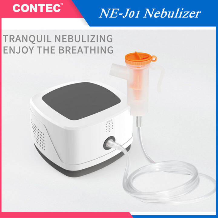 CONTEC NE-J01 Portable Mesh Nebulizer Machine Respiratory Therapy Compressor Nebulisator Mini ...