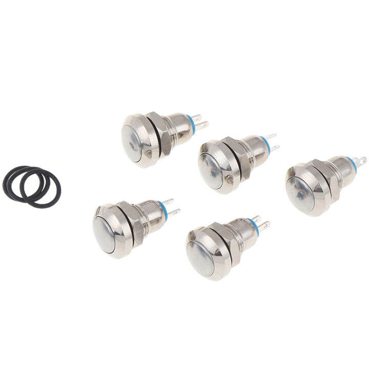 Sky Wing 8mm mini metal push reset button switch on off high head ...