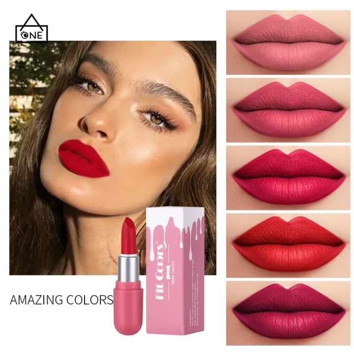 Mini Capsule Matte Lipstick Fog Velvet Portable Lipstick A | Lazada PH