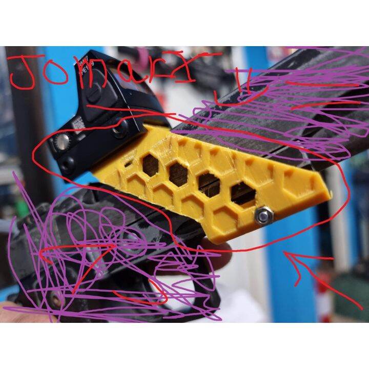 3D PRINTED HiCapa Hi Capa / Glocks / Shadow 2 Red Dot Rail Mount ...