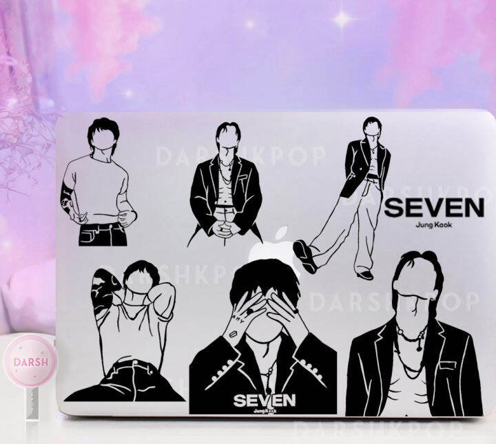Jungkook Seven Collection Waterproof Decals Vinyl Stickers | Lazada PH
