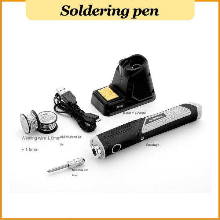 4V lithium soldering iron Electric appliance maintenance soldering pen Wireless rechargeable ...
