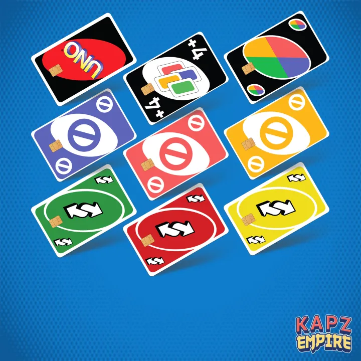 Uno Anime ATM Bank Sticker Card Cover Access Touch n Go Skin Bank Debit ...