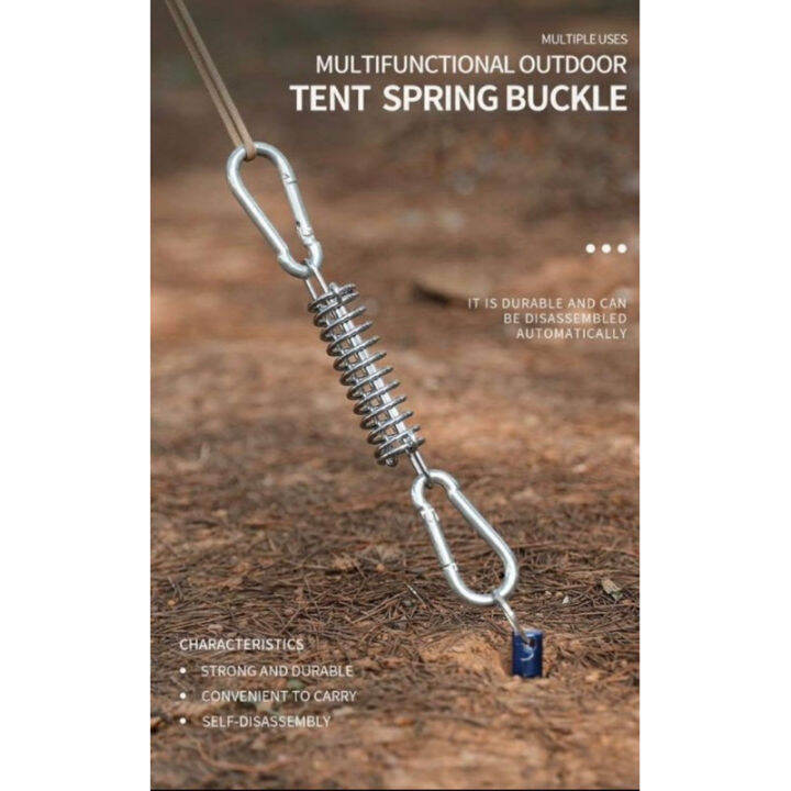 สินค้าพร้อมส่งสปริง กันกระชาก สำหรับ เต้นท์ Tarp ฟรายชีท Tent Spring ...