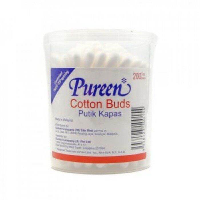 Pureen Cotton Buds Drum x 200s | Lazada