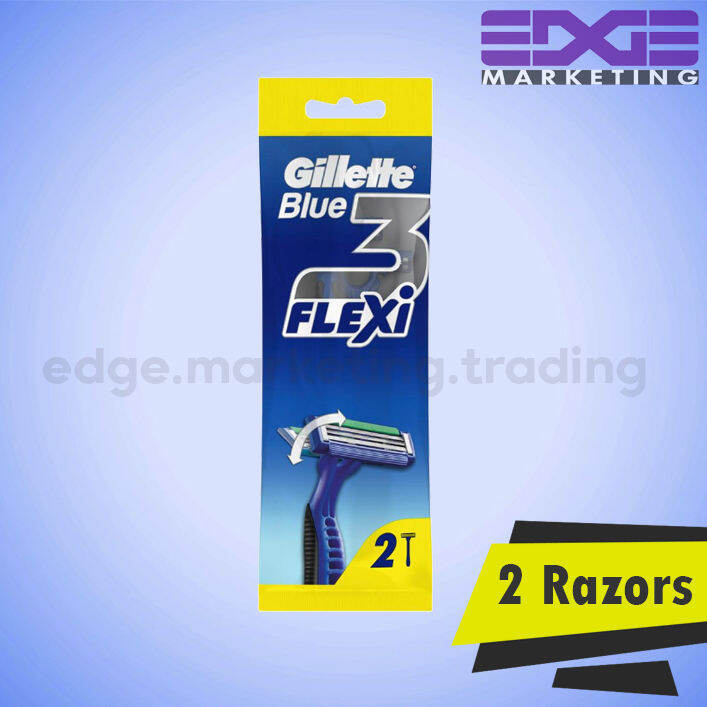 GiIIette Blue 3 Flexi Disposable Razor 2s Pack | Lazada PH