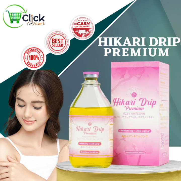 Hikari Drip complete set Japan premium beauty and whitening glutathione and collagen drip set ...