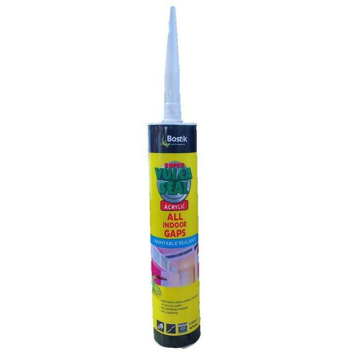 Bostik Super Vulcaseal All Indoor Gaps Paintable Sealant - 300mL ...