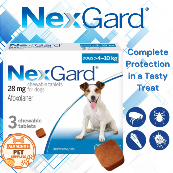 [APS] 1PC NEXGARD DOGS 4-10kg CHEWABLE TABLET/ANTI-TICK AND FLEA/DOGS ...