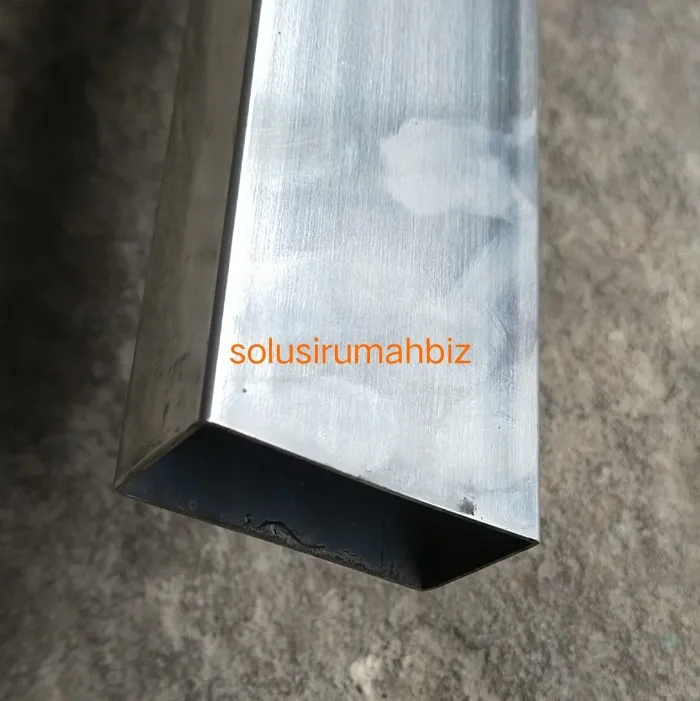 HOLLOW SS 25 x 50 MM PER10CM POTONGAN KILAP PIPA KOTAK 25X50 STAINLESS | Lazada Indonesia
