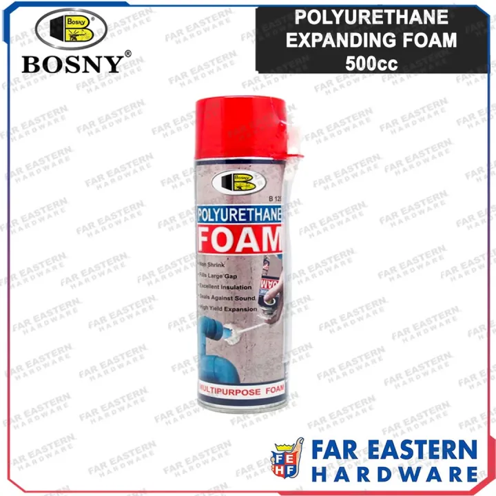 BOSNY Polyurethane PU Expanding Foam Spray 500cc B129 | Lazada PH