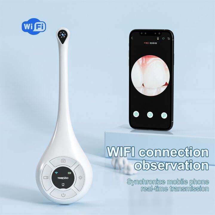 2022 Wifi Tooth Endoscope Intraoral Camera 2MP HD Teeth Visual ...