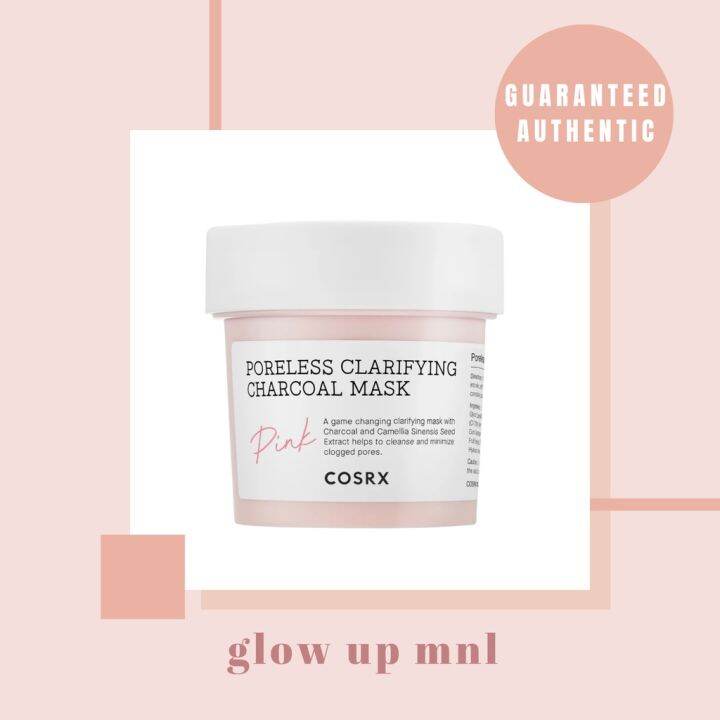 COSRX Poreless Clarifying Charcoal Mask Pink 110g | Lazada PH