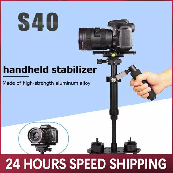 【Ready Stock】S40 40cm Handheld Stabilizer Steadicam for Camcorder ...