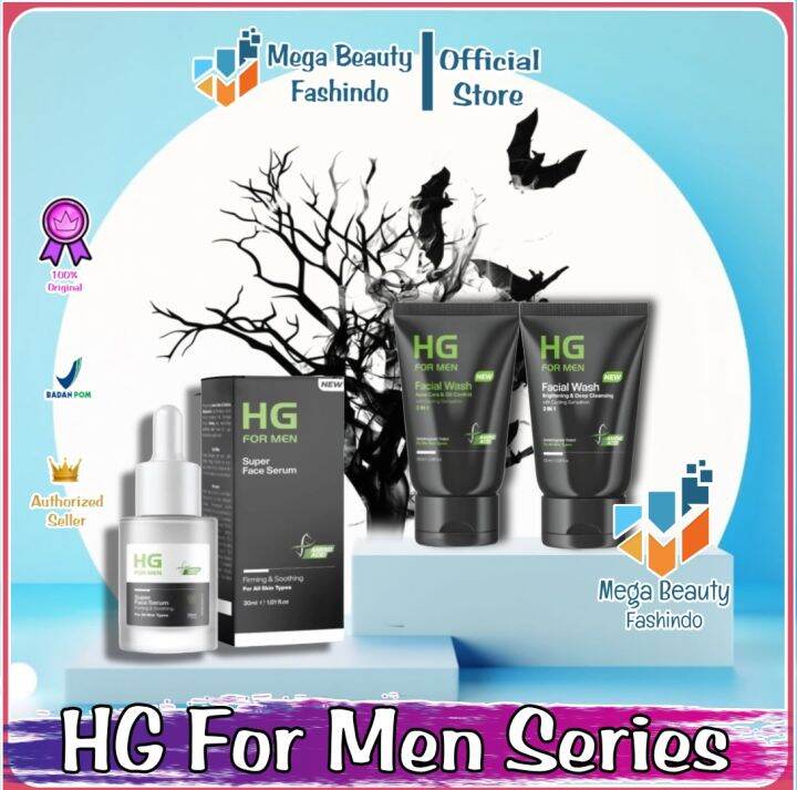 HG For Men Facial Wash Brightening & Deep Cleansing | Acne Care & Oil ...
