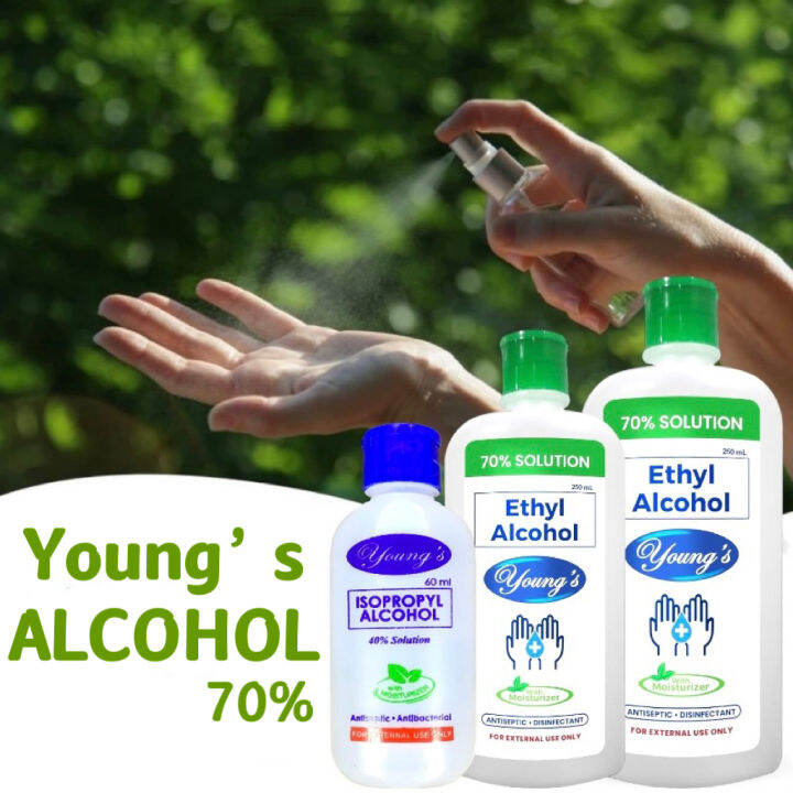500ml Young's Ethyl Alcohol 70% solution,Isoprophyl alcohol 40% ...